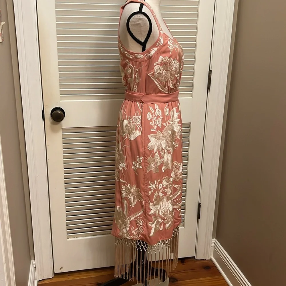 Anthropologie | Dresses | Anthropologie Lucille Dress In Pink White ...